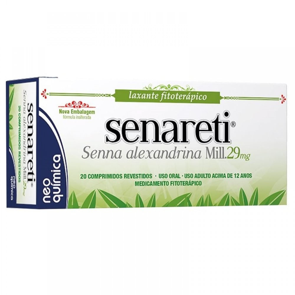 Senareti 29mg com 20 Comprimidos - Pense Farma