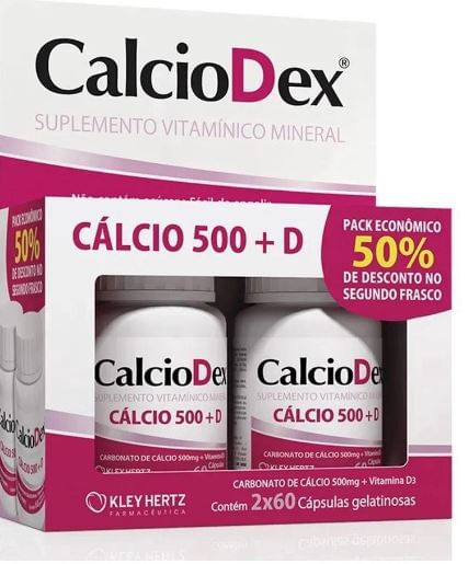 Calciodex Kit Com 120 capsulas - Pense Farma
