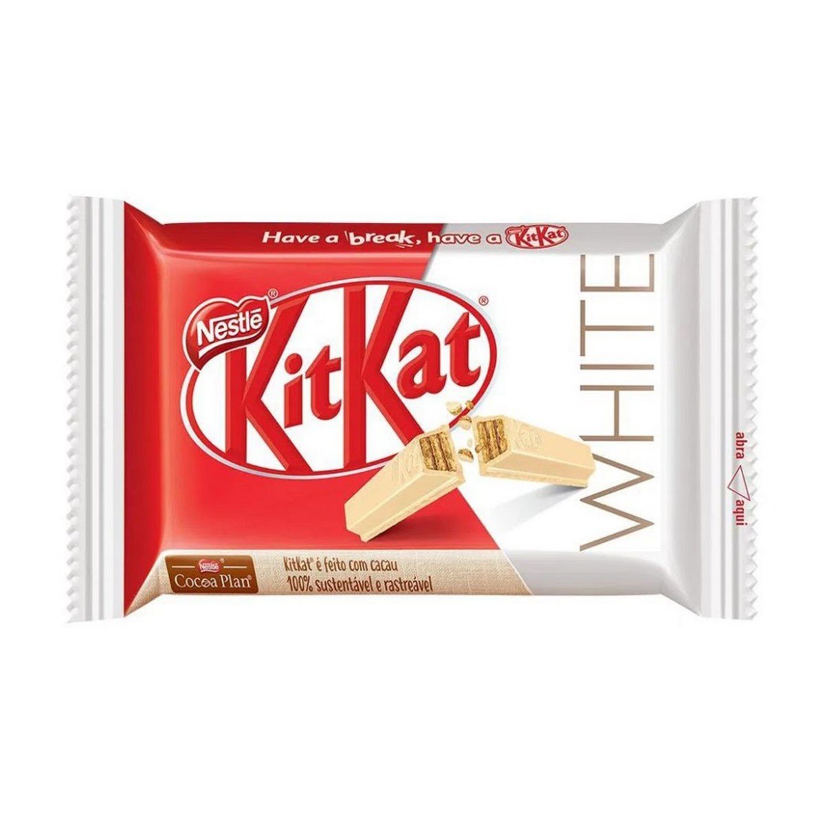 Chocolate Kit Kat White 41,5G - Pense Farma