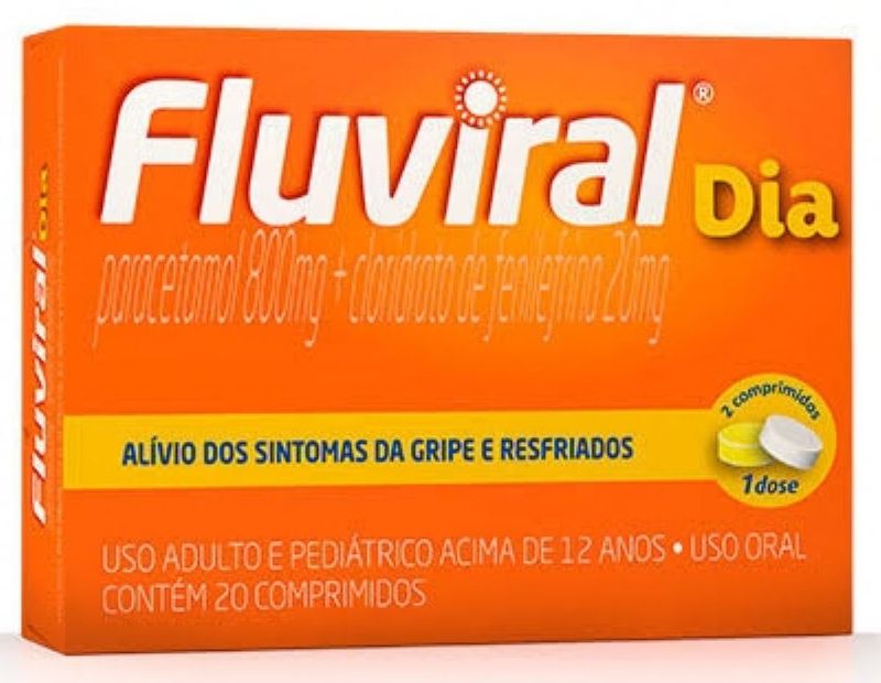 Fluviral Dia Com 20 Comprimidos Hypera - Pense Farma