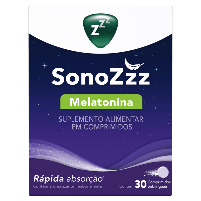 SonoZzz Melatonina 30 Comprimidos - Pense Farma