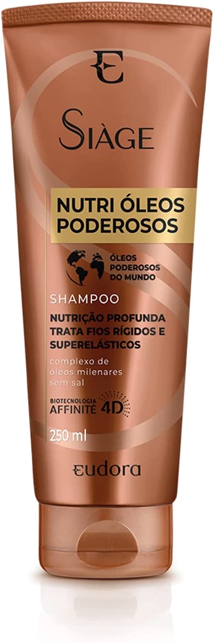 Shampoo Eudora Siàge Nutri Óleos Poderosos com 250ml - Pense Farma