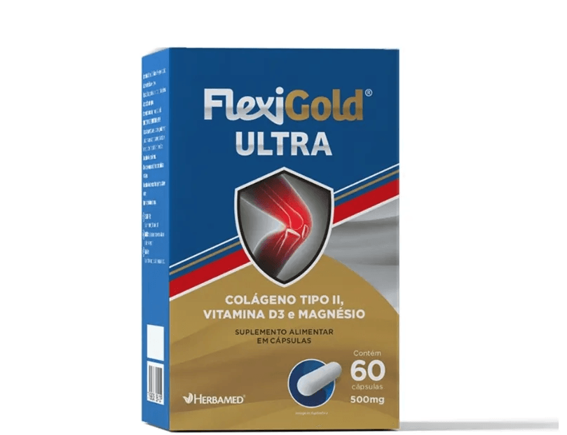 Flexigold Ultra 500mg Herbamed 60 Cápsulas - Pense Farma