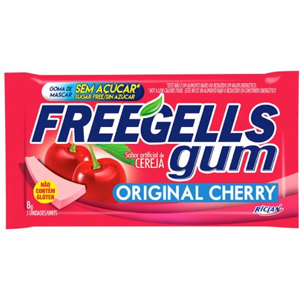Chiclete Freegells Gum Melancia 8,5g - Pense Farma