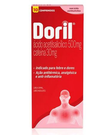 Doril com 10 comprimidos - Pense Farma